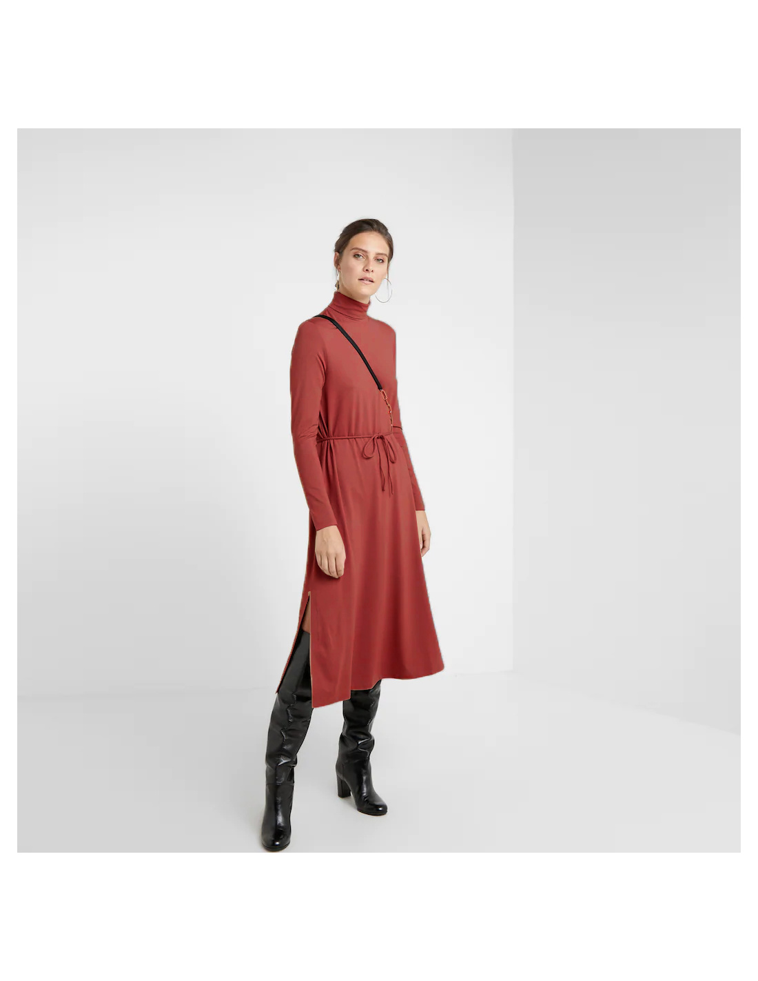 Robe Longue, Alibi - Orange, Max Mara ALIBI-002. (DEFAUT SUR EPAULE)