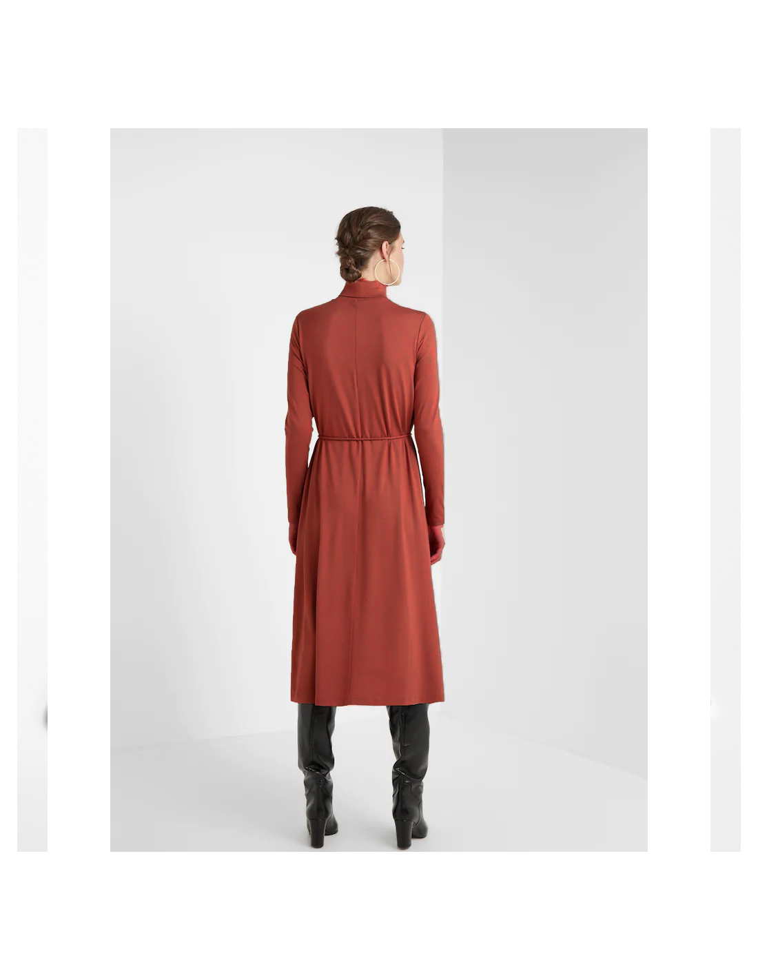 Robe Longue, Alibi - Orange, Max Mara ALIBI-002. (DEFAUT SUR EPAULE)