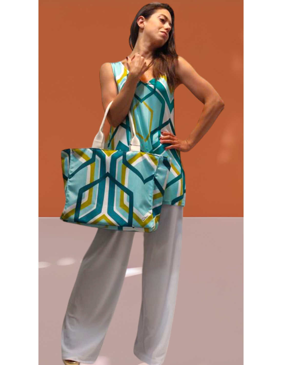 Top, Wallpaper, Pierre Mantoux 8351M-2536 - Caroline Lingerie & Loungewear